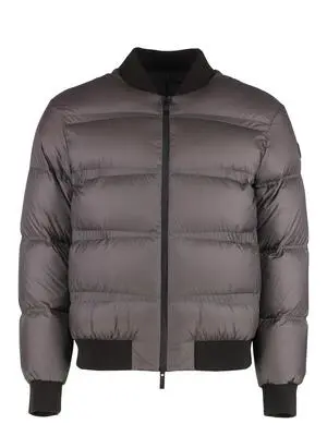 Moncler Vioz Short Down Jacket - Grey