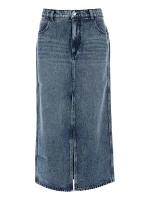 Isabel Marant Étoile Tie Detailed Mini Skirt - Blue