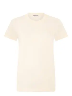Moncler Classic Cotton Crewneck T-shirt - Ivory