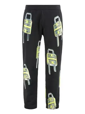 Givenchy Abstract Print Jogger Pants - Black