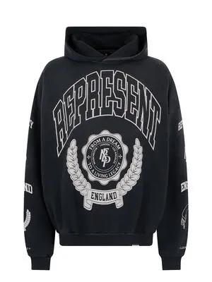 REPRESENT Legacy Crest Hoodie Fw25 - Black