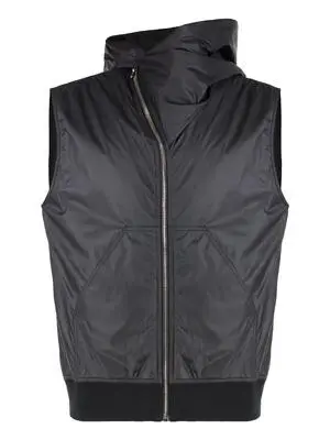 Rick Owens Padded Hooded Vest - Black