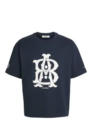 ABOUT:BLANK Cotton Varsity T-shirt - White