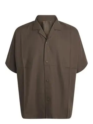 Issey Miyake Short-sleeve Compact Shirt - Brown