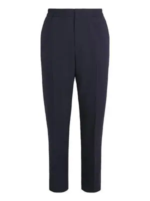Paul Smith Wool Hopsack Trousers - Navy