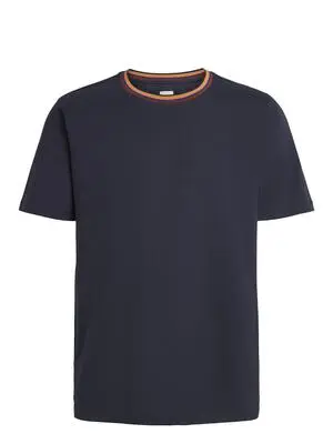 Paul Smith Cotton Artistic Trim T-shirt - Grey