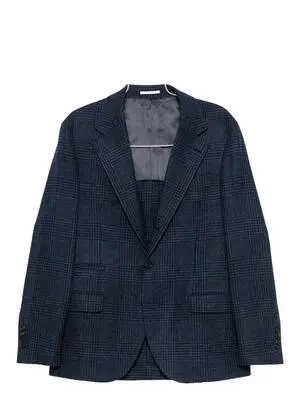 Brunello Cucinelli Wool Single-breasted Jacket - Blue