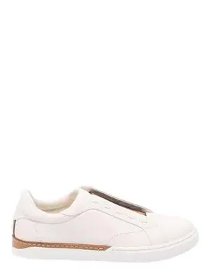 Fendi Mix Calfskin Leather Sneakers - Multicolor