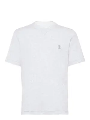 Brunello Cucinelli T-shirt With Faux-layering - Multicolor