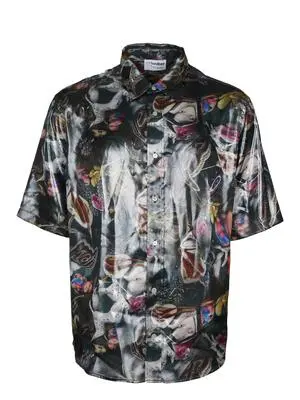 Acne Studios ACNE STUDIOS Printed Short Sleeve Shirt Multicolor