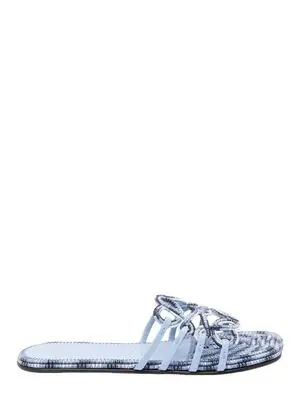 Loewe Petal Anagram" Embroidery Slides - Multicolor