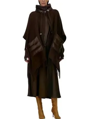 Herno Drawstring Three-quarter Sleeve Blouse - Brown