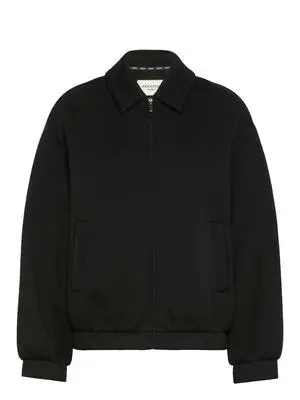 Max Mara Scuba Jersey Bomber Jacket - Black