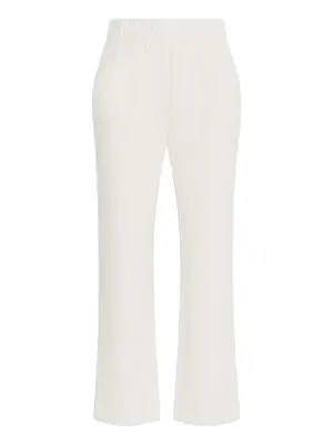 Max Mara Milano-knit Jersey Trousers - Ivory