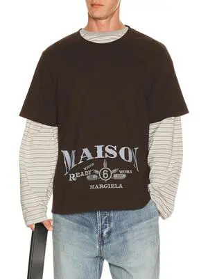 MAISON MARGIELA Tee Shirt - Brown