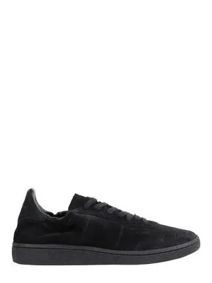 MAJOR STEP Suede Lace-up Sneakers - Black