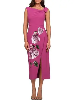 KAY UNGER Maeta Midi Dress - Aster