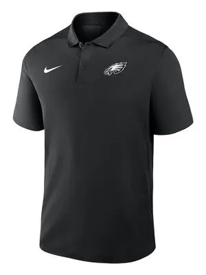 Nike Philadelphia Eagles Logo Victory Dri-fit Nfl Polo - Black