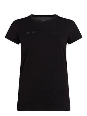 Armani Exchange Crystal Logo T-shirt - Black