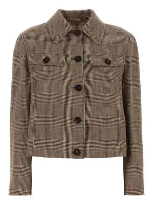 Brunello Cucinelli Embroidered Linen Blazer - Multicolor