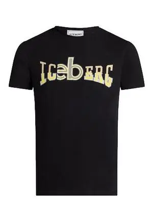 Iceberg T-shirt Size Cotton, Elastane - Black