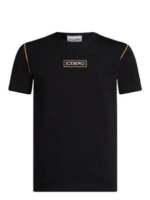 Iceberg T-shirt Size Cotton, Elastane - Black