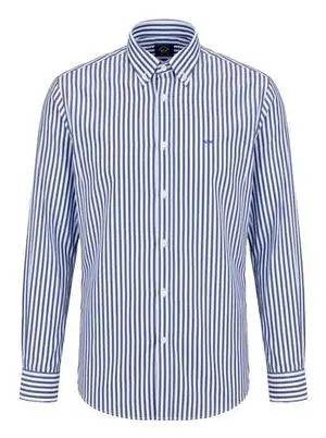 Paul & Shark Shirt Size Cotton - Navy