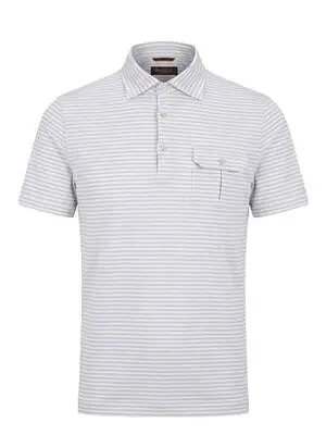 MOORER Polo Shirt Size Cotton - Grey