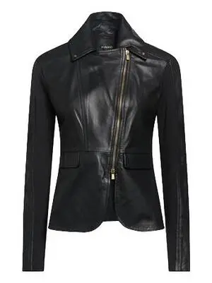 Pinko Leather Jacket - Black