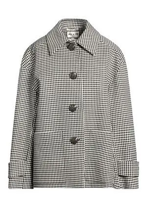 Paul & Joe Virgin Wool Checked Blazer - Black