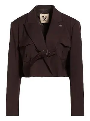 ANIYE BY Single-breasted Blazer With Belt - Brown