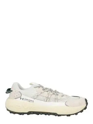 Under Armour Leather And Textile Fiber Sneakers - Grey