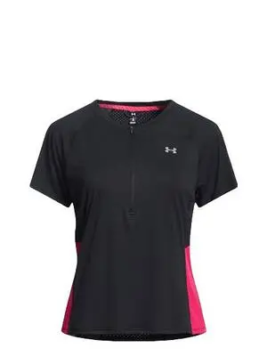 Under Armour Short Sleeve Half-zip Performance Top - Black