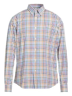 Paul & Shark Man Shirt Ivory Size 16 Cotton Ivory