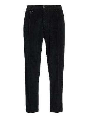 PAOLO PECORA Cotton & Elastane Corduroy Pants - Black