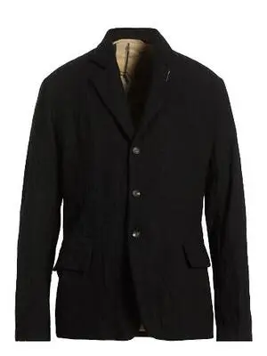 Masnada Blazer Size Wool, Cotton, Metal Fiber - Black