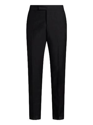 LARDINI Wool And Mohair Wool Tailored Trousers - Black