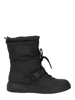 BALDININI Leather Padded Ankle Boots - Black