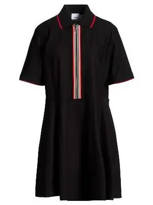 Burberry Cotton Polo Dress - Black