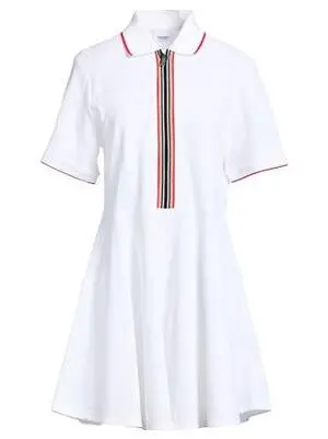 Burberry Cotton Polo Dress - White