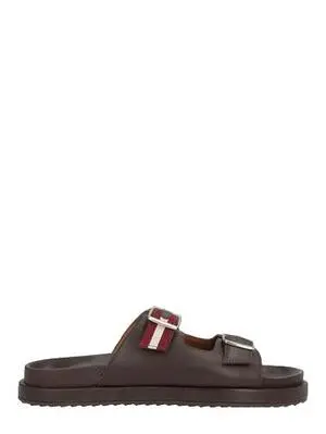 Bally Leather Sandals With Buckle Fastening - Brown