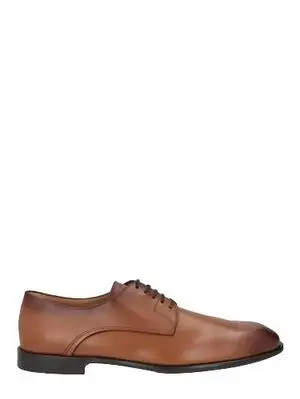 FERRAGAMO Calfskin Derby Shoes - Brown