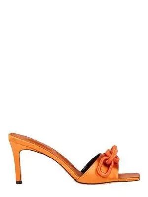 SERENA UZIYEL Textile Fibers Sandals - Mandarin