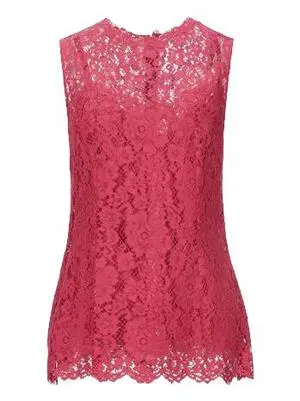 Dolce & Gabbana Lace Top - Red