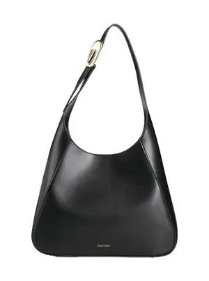 Calvin Klein Polyurethane Shoulder Bag - Black