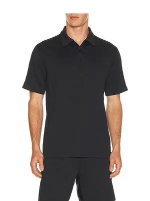 Reigning Champ Solotex Mesh Tiebreak Standard Polo In . Also - Black