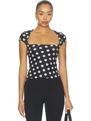 AFRM Winona Top - Black