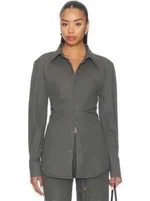 Lioness Naomi Twill Shirt - Moss