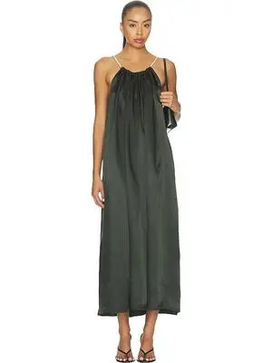 Bondi Born Tie-neck Maxi Dress - Forest