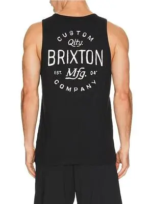 Brixton Fremont Graphic Tank Top - Black